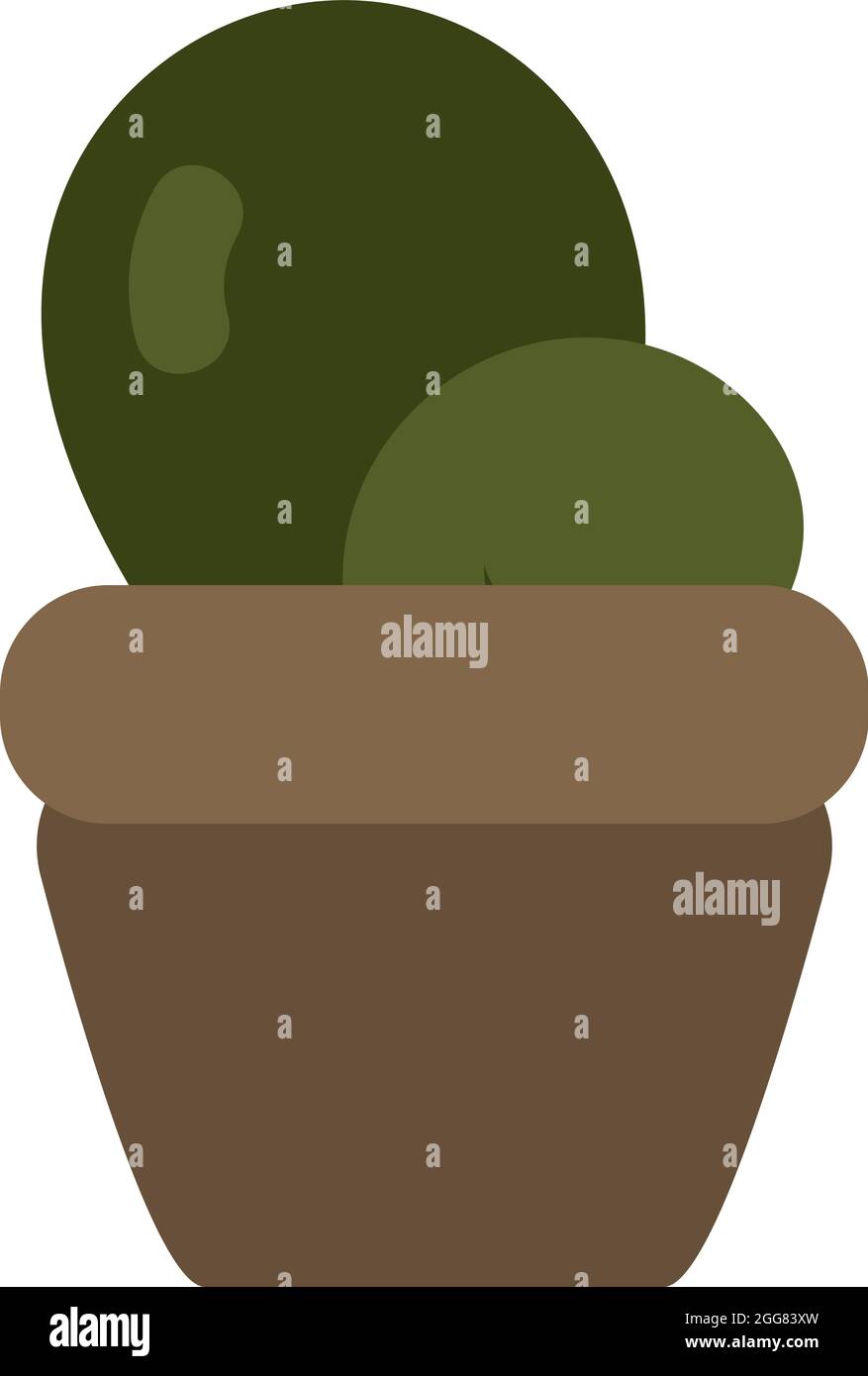 Succulent pot garden Stock Vector Images - Alamy