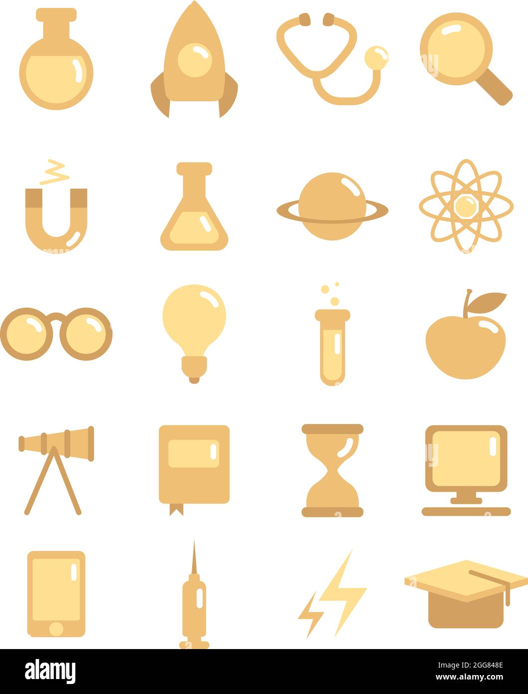 Science illustration background Cut Out Stock Images & Pictures - Alamy