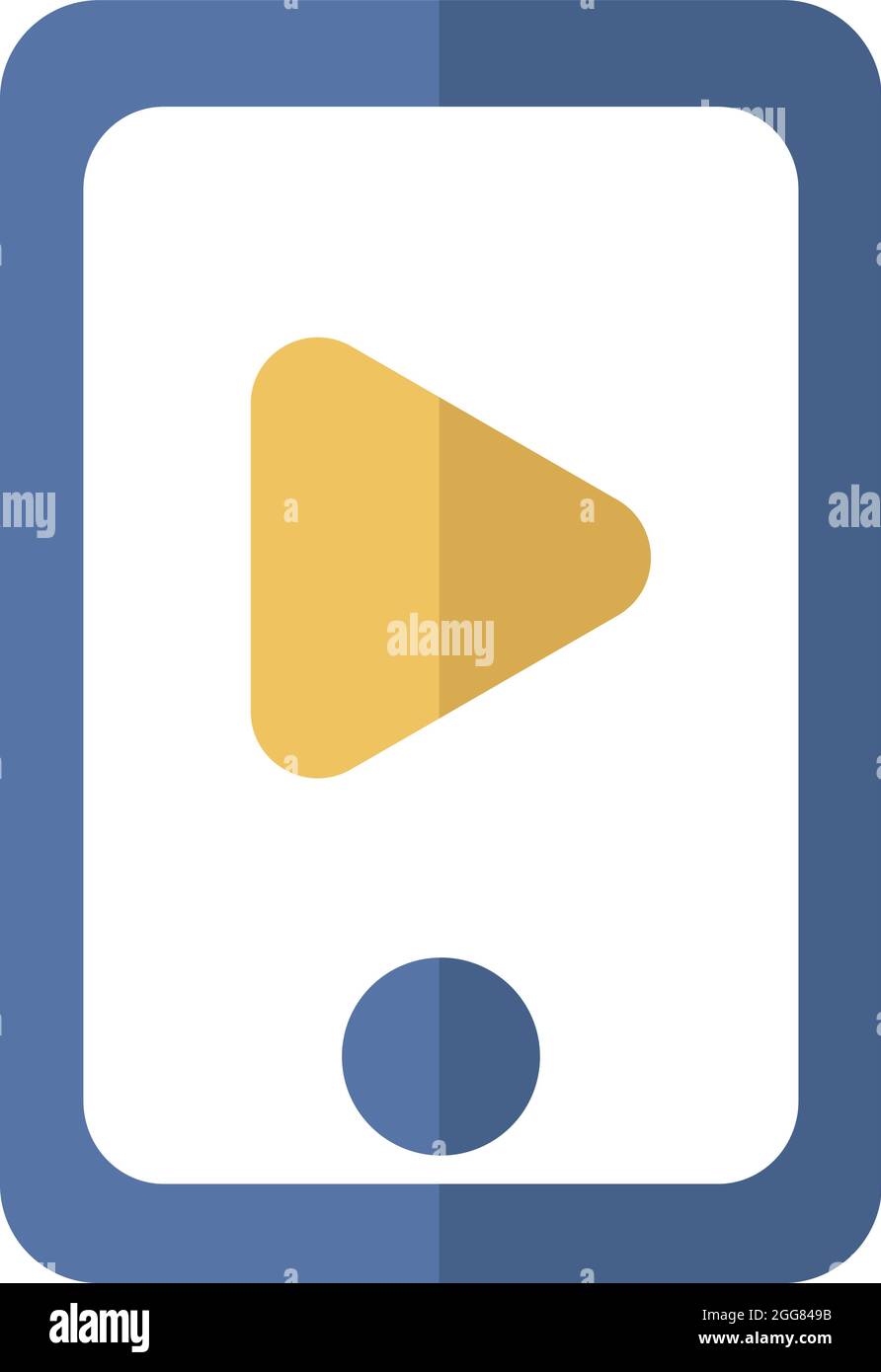 Movie set phone, illustration, on a white background Stock Vector Image ...