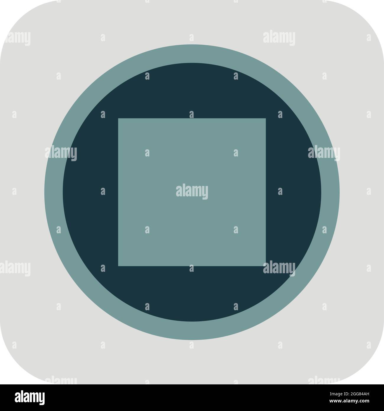 Stop button Stock Vector Images - Alamy