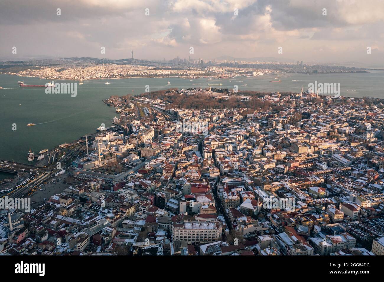 Turkey, Istanbul, Aerial view of city Stock Photo - Alamy