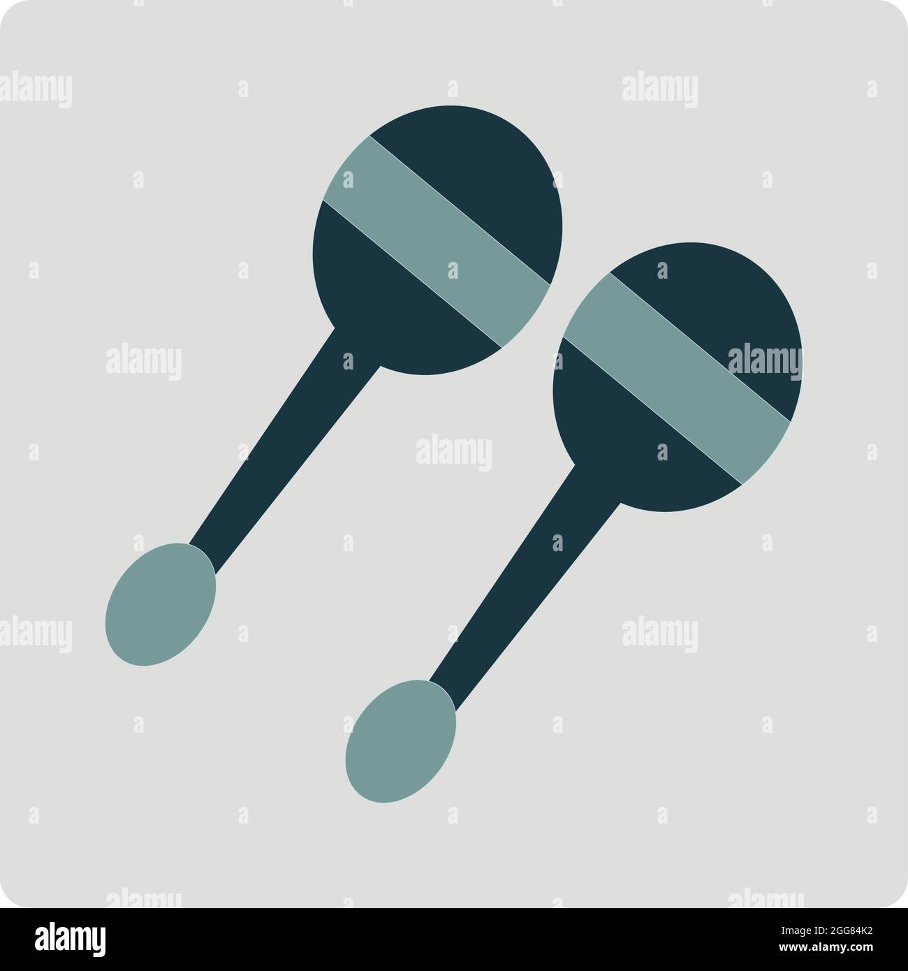 Drum sticks, illustration, on a white background Stock Vector Image ...