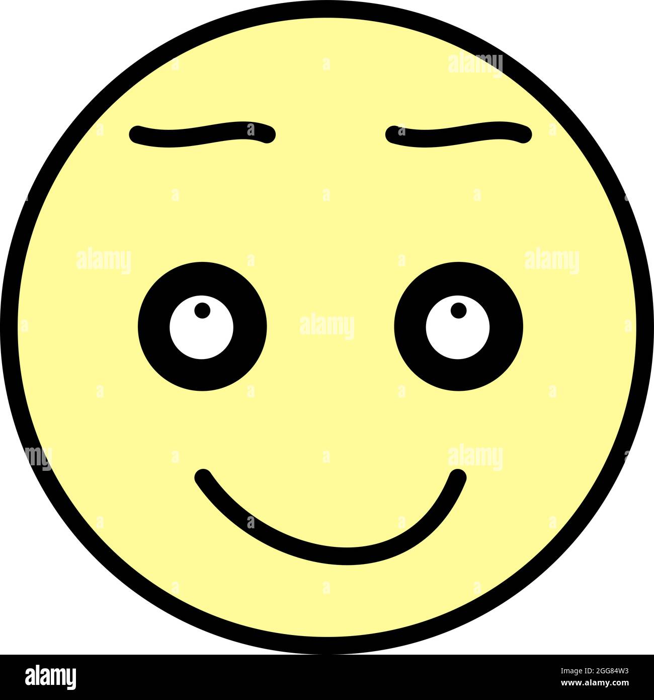 Happy yellow emoji Cut Out Stock Images & Pictures - Alamy