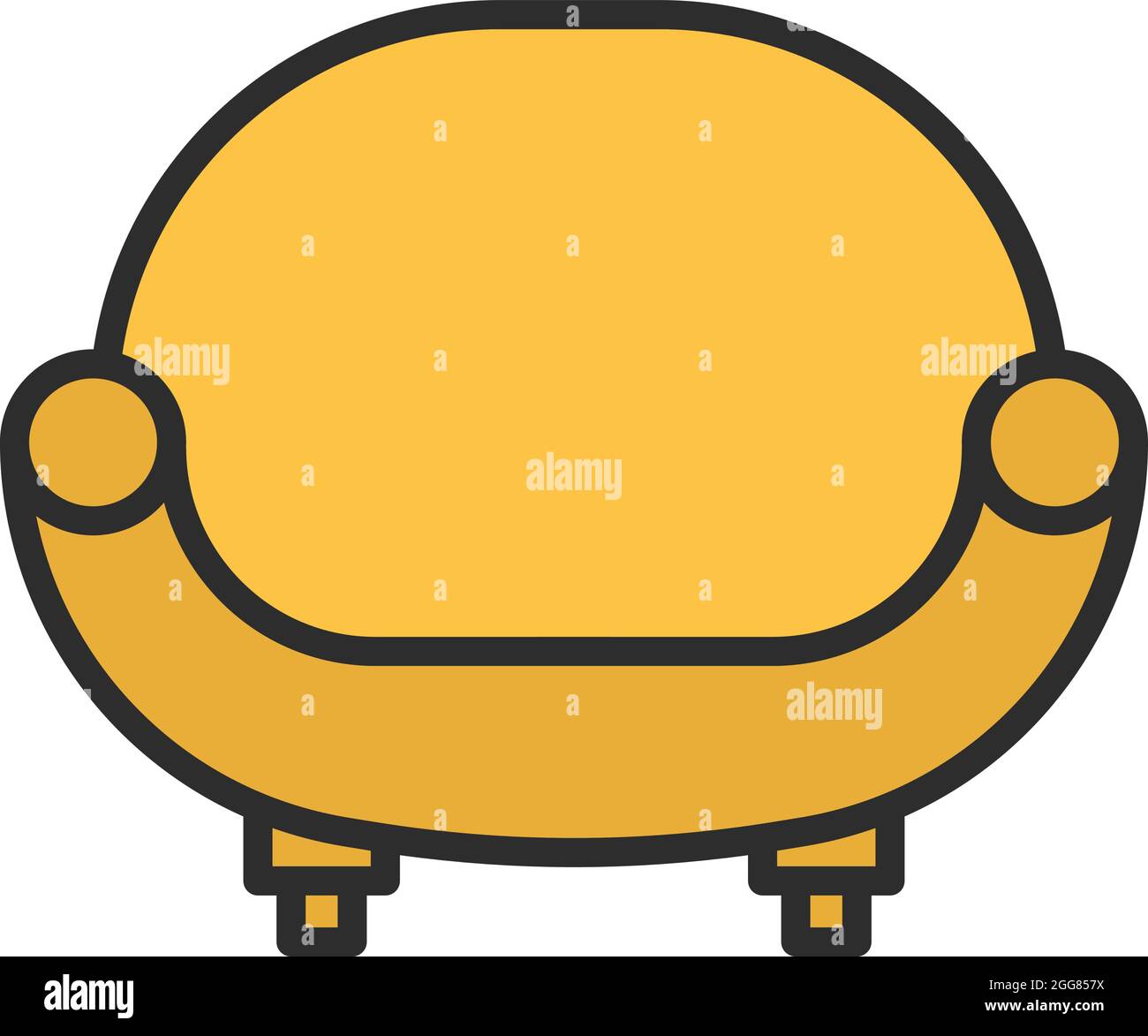 Egg chair, illustration, on a white background Stock Vector Image & Art ...