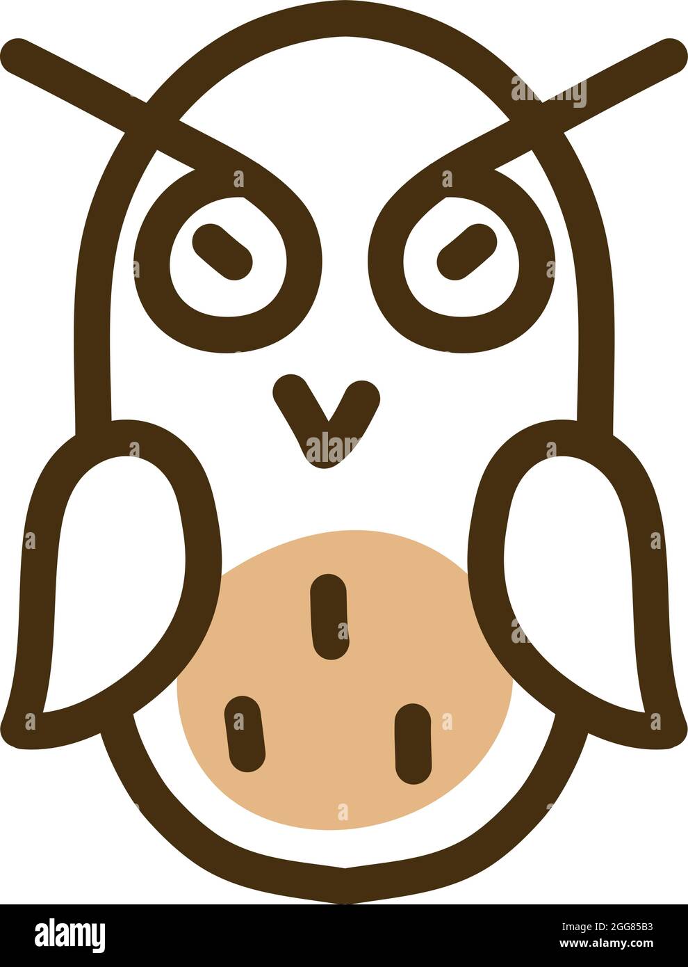 Funny angry childish white Cut Out Stock Images & Pictures - Alamy