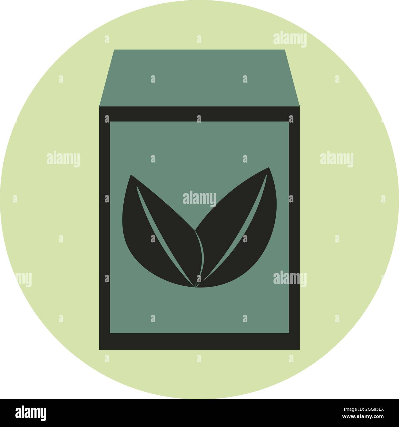 Tea box template Stock Vector Images - Alamy