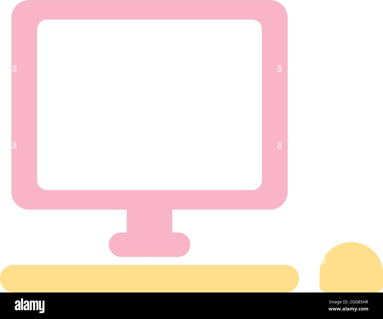 Pink computer hi-res stock photography and images - Alamy