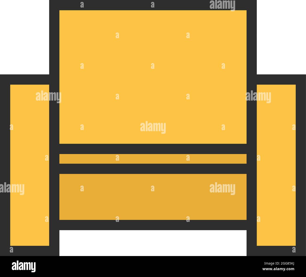 White floor lamp armchair Stock Vector Images - Alamy