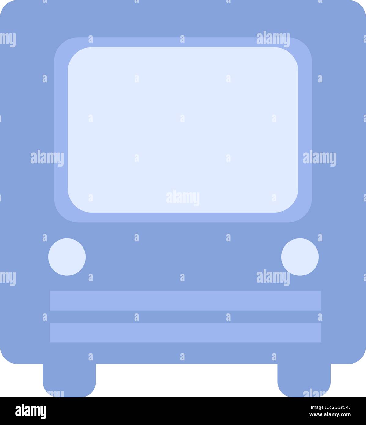 Small square tv, illustration, on a white background Stock Vector Image ...