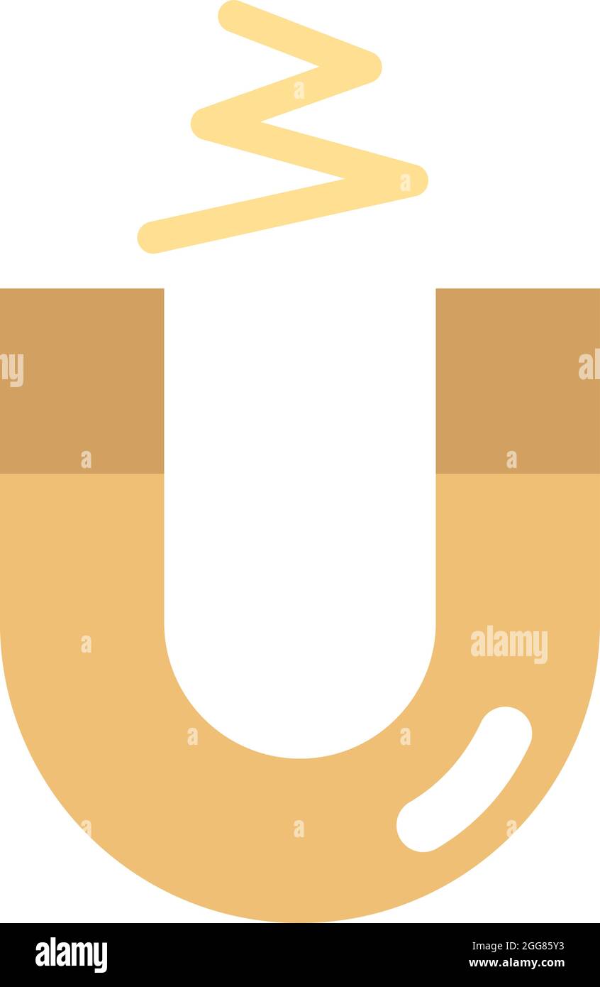 Science magnet, illustration, on a white background Stock Vector Image ...