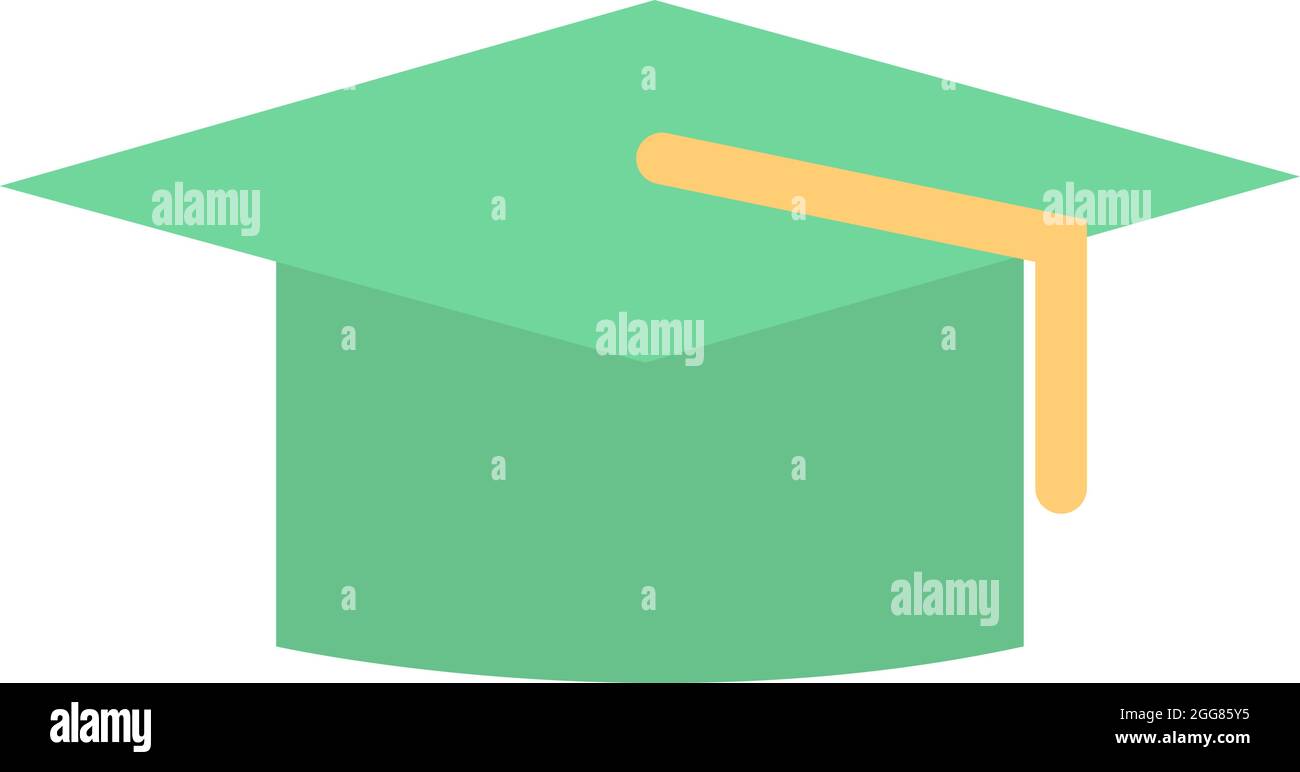 Graduation concept on blue Stock Vector Images - Alamy