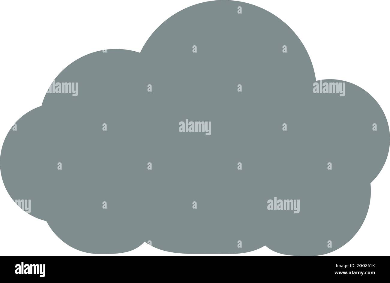 Realistic cloud isolated on Stock Vector Images - Alamy