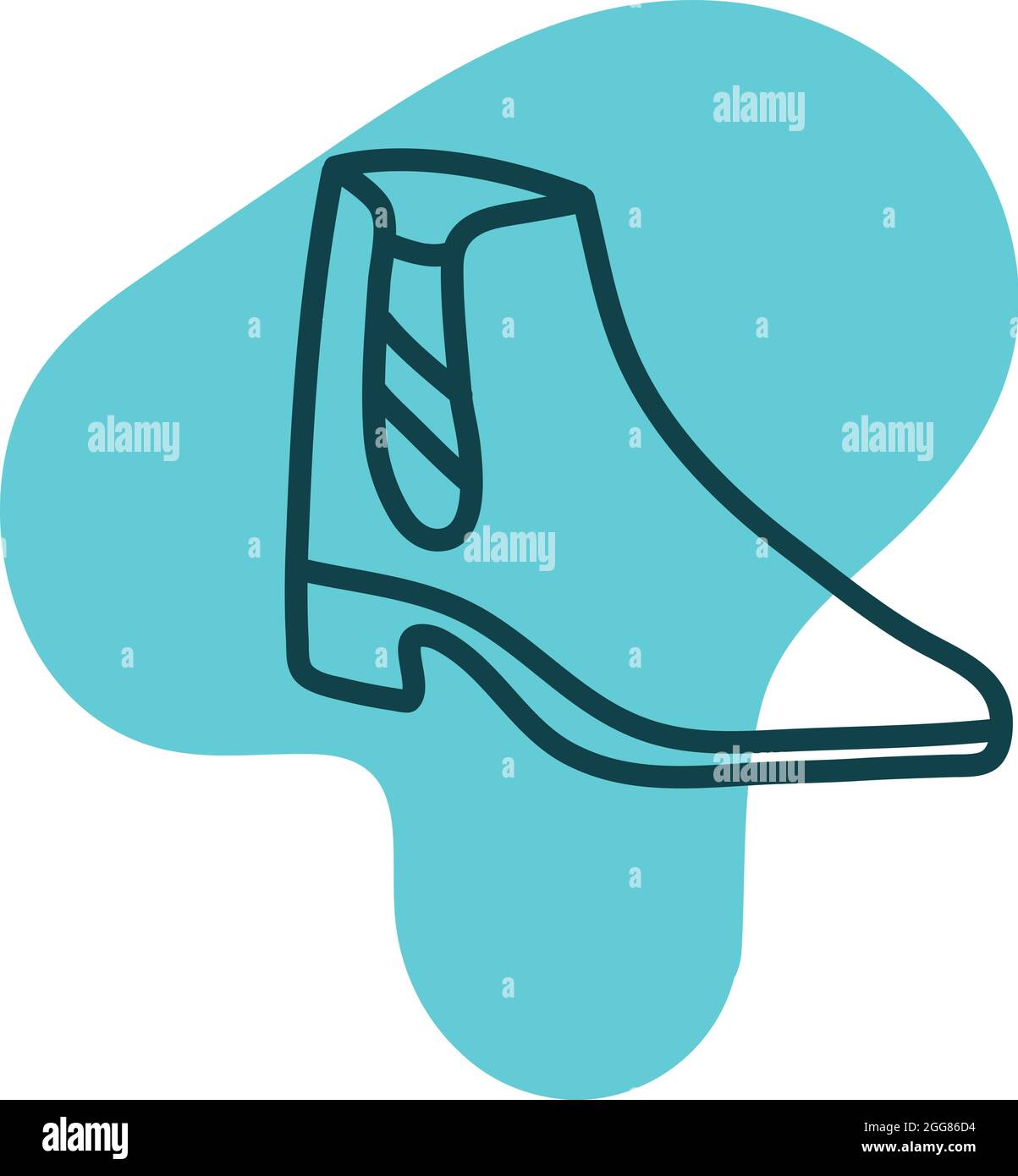 Military boots on white Stock Vector Images - Alamy