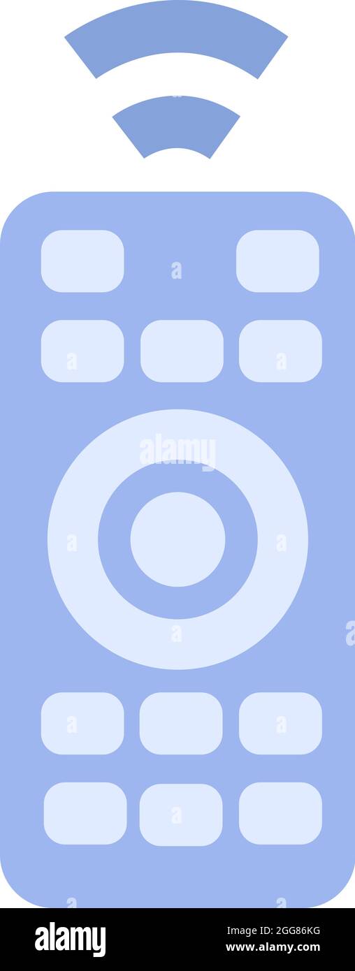 TV remote, illustration, on a white background Stock Vector Image & Art ...