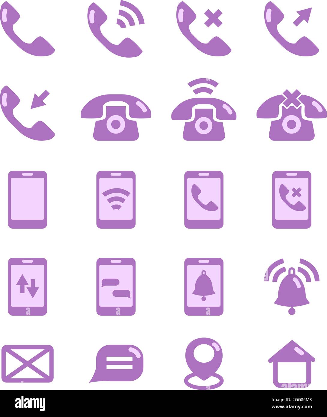 Modern communication, illustration, vector on a white background Stock ...