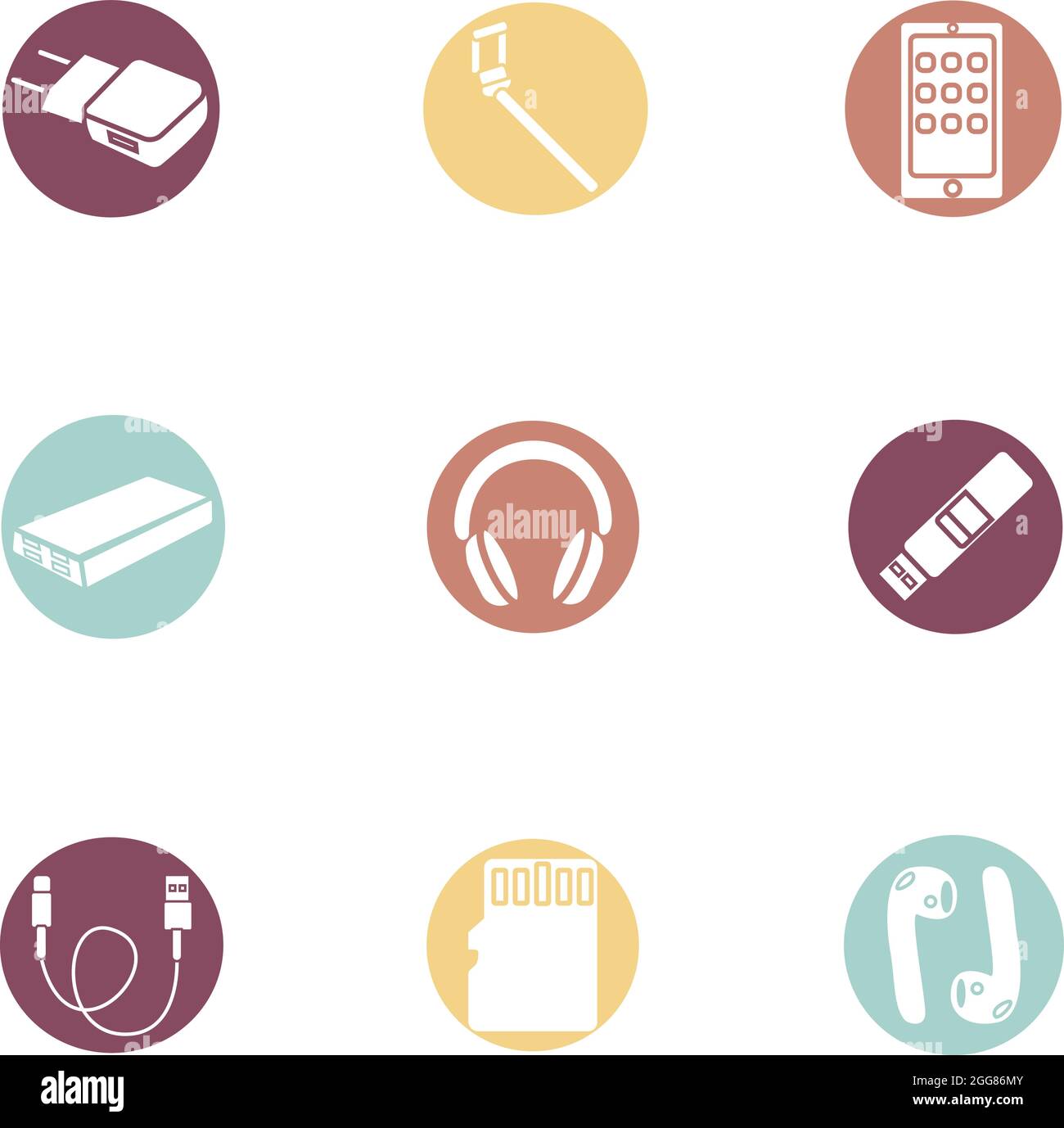 Modern devices online communication Stock Vector Images - Alamy