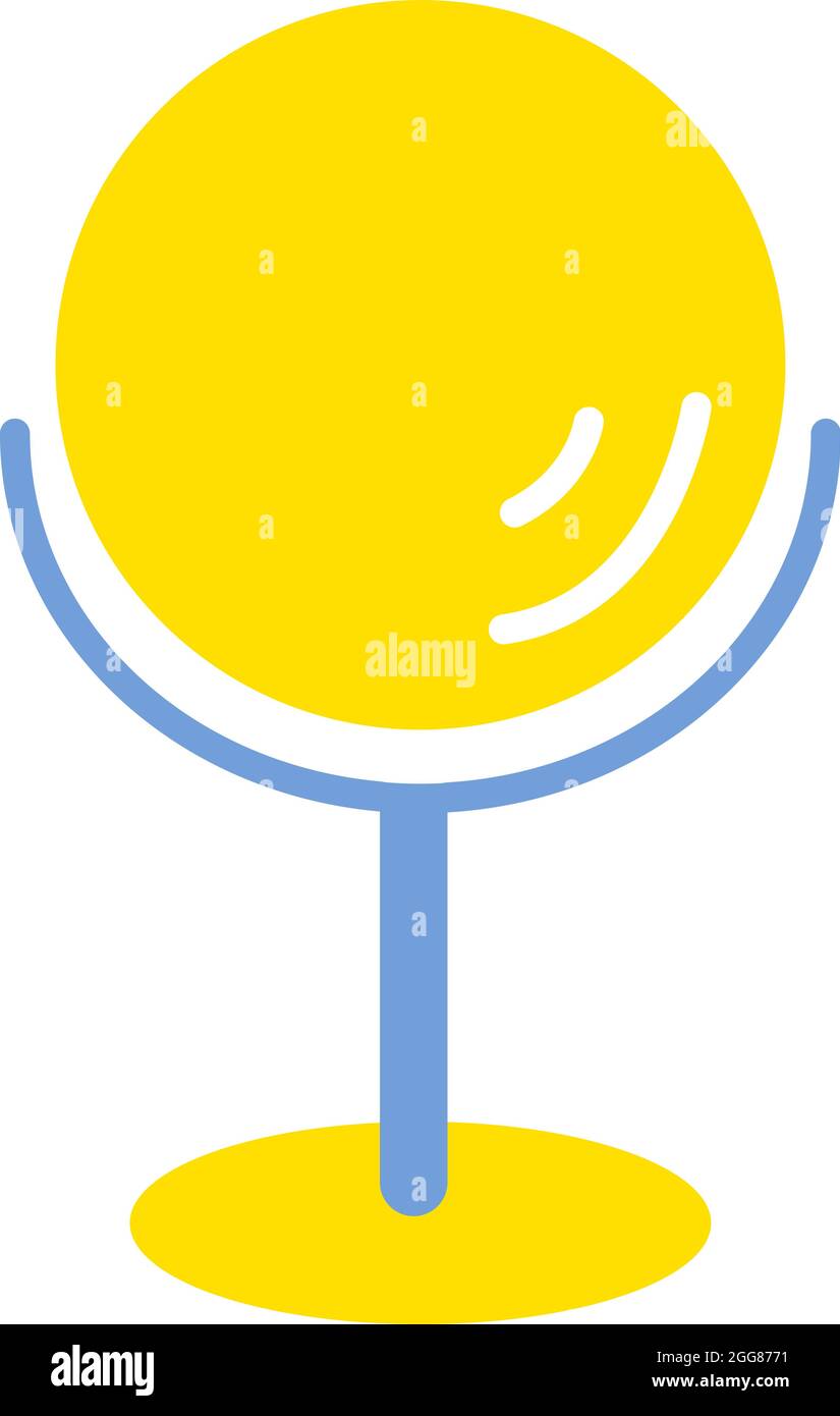 Vintage self reflection illustration vector Stock Vector Images - Alamy