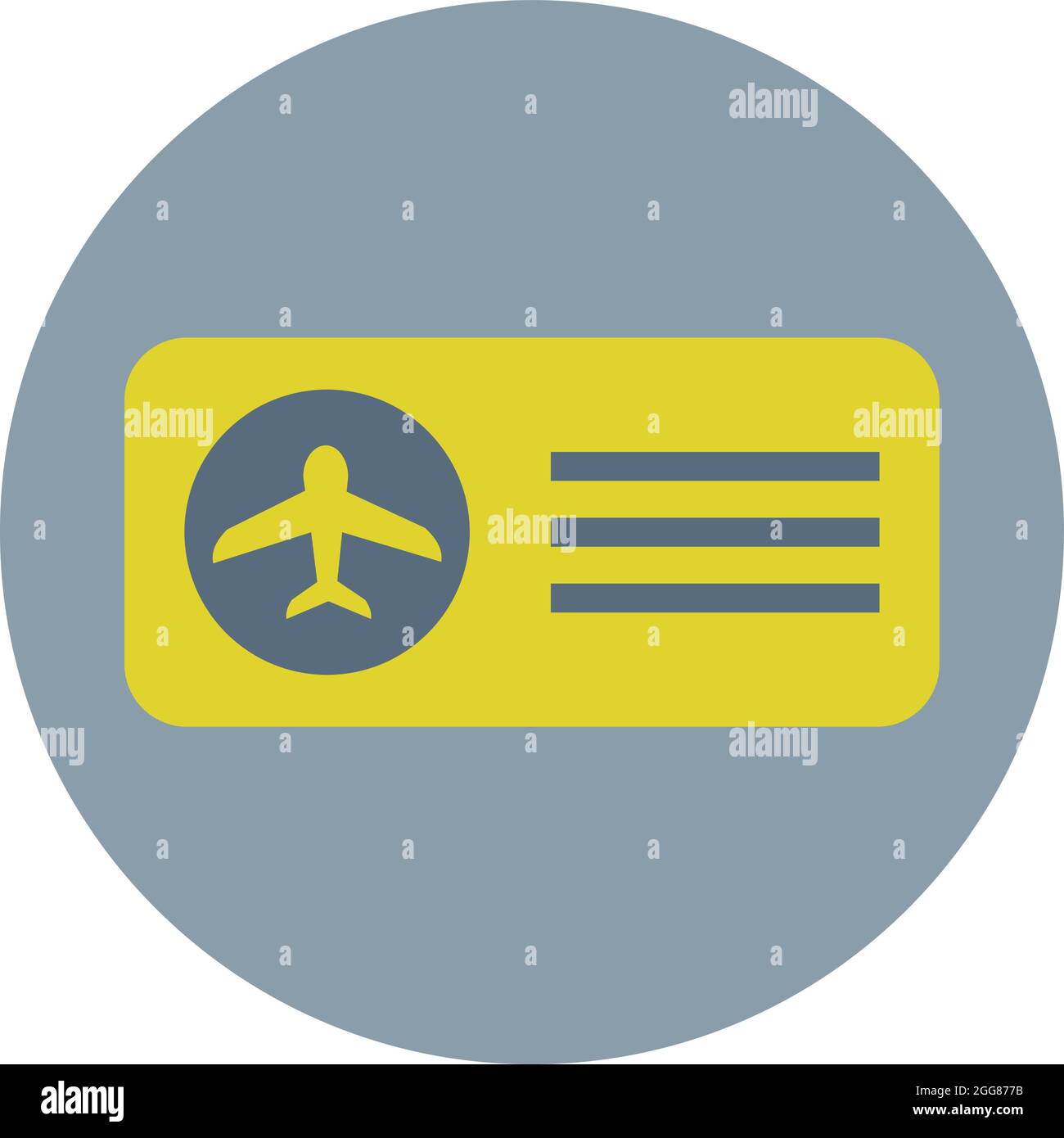 Flying ticket, illustration, on a white background Stock Vector Image ...