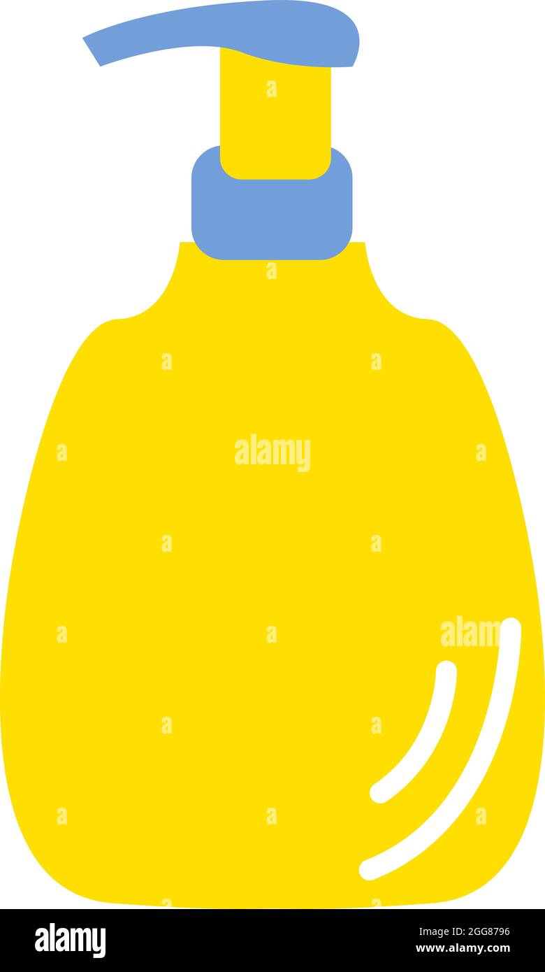 Washing up liquid bottle blank Stock Vector Images - Alamy