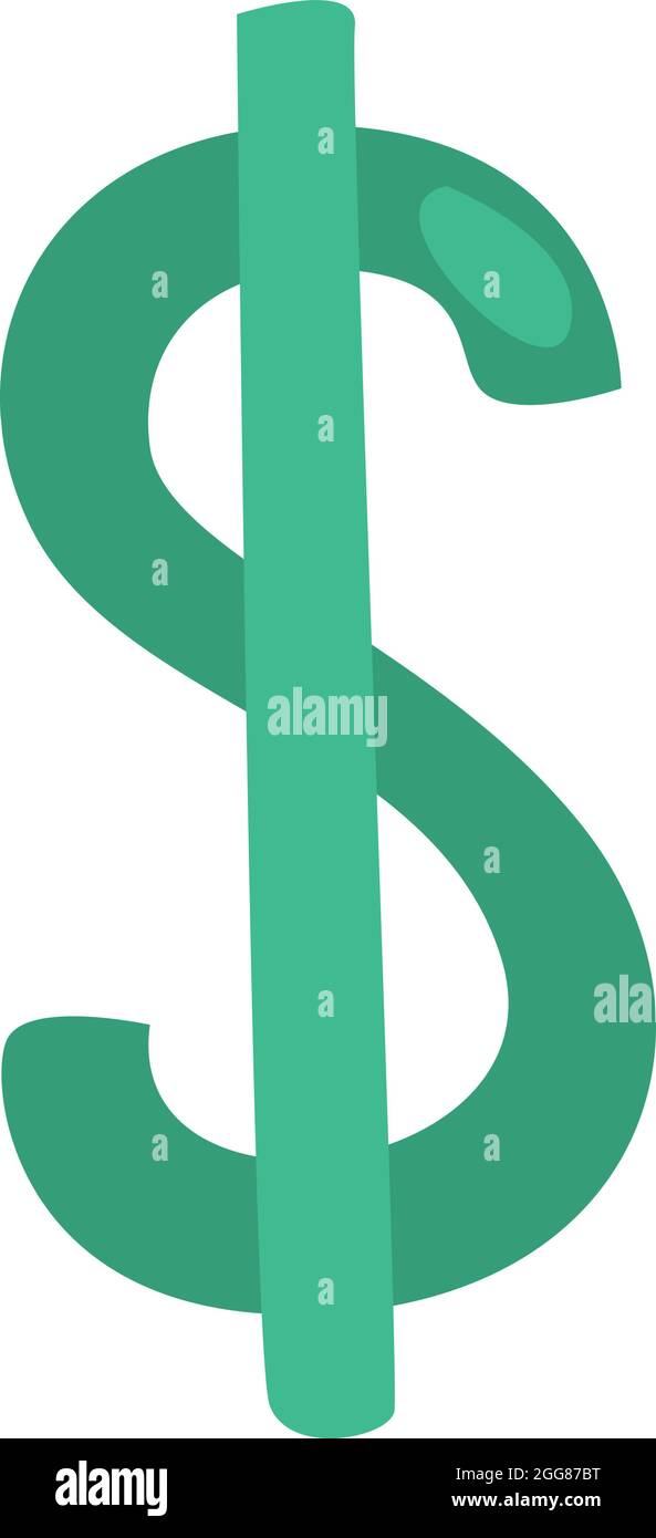 Green money sign vector illustration Stock Vector Images - Alamy