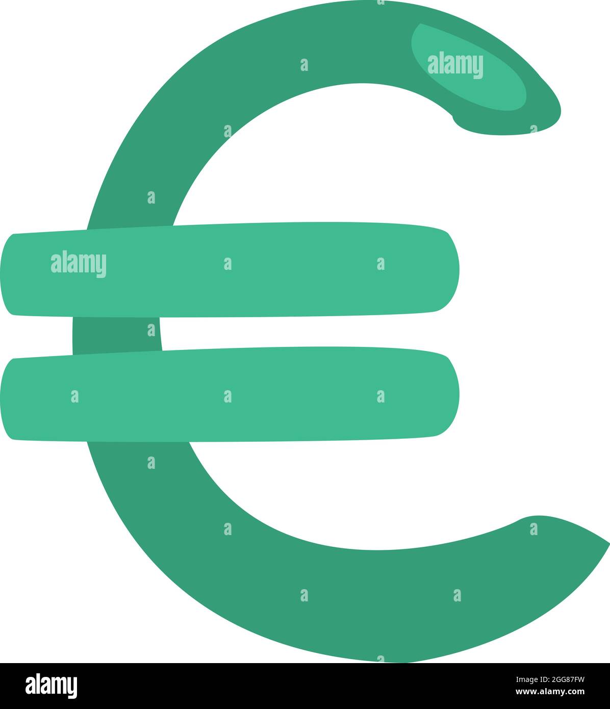 Green euro sign hi-res stock photography and images - Alamy