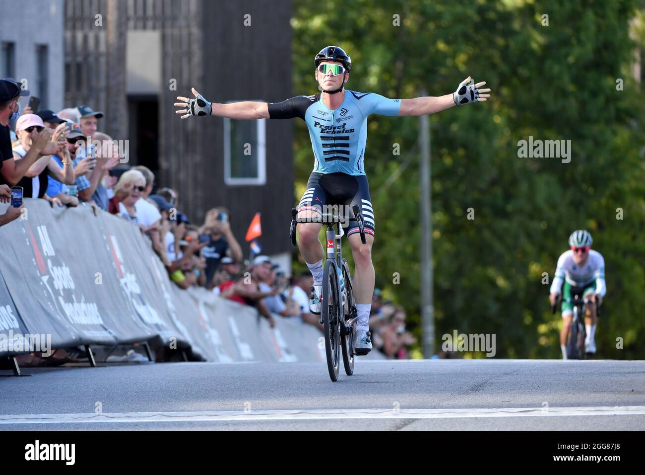 Fayetteville, USA. 29 August, 2021. George Simpson, with Project ...