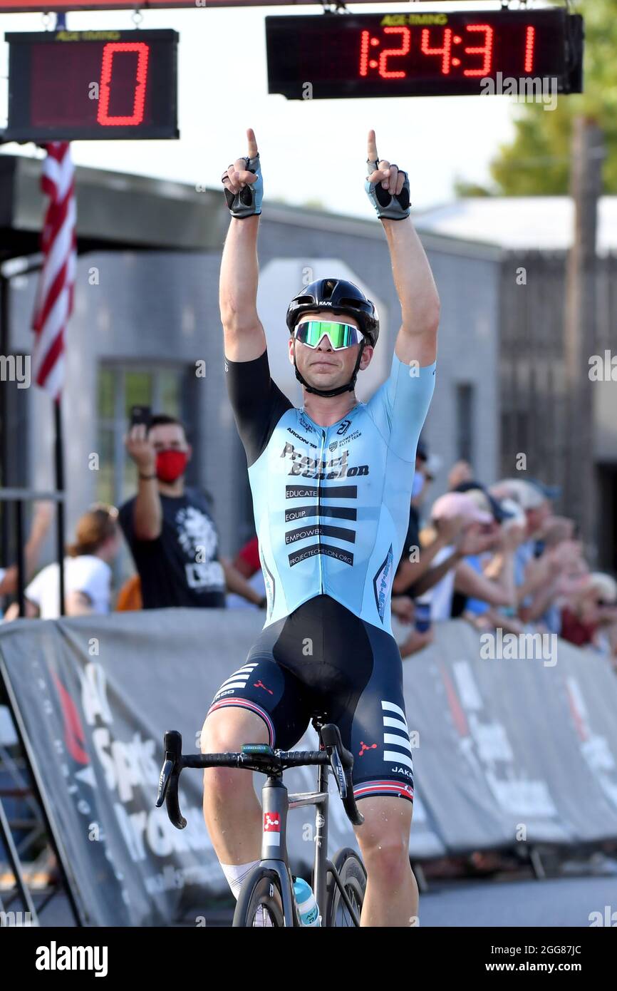 Fayetteville, USA. 29 August, 2021. George Simpson, with Project ...