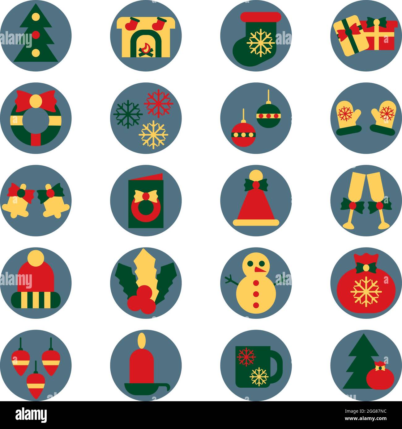 Christmas spirit, illustration, vector on a white background Stock ...