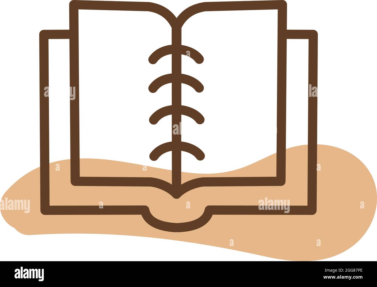 Ring on open book Stock Vector Images - Alamy