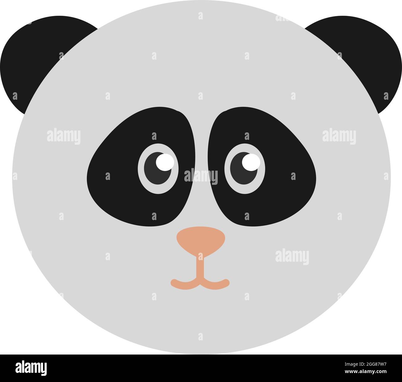 Panda background vector vectors Stock Vector Images - Alamy