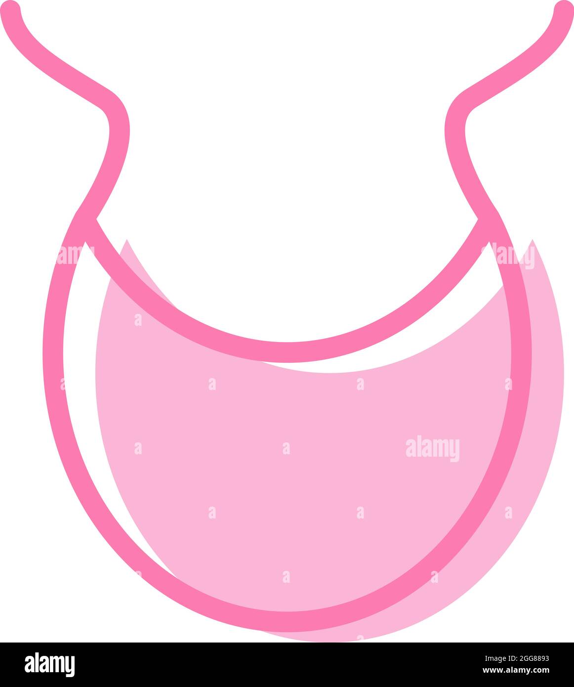 Baby Girl Bib Clipart