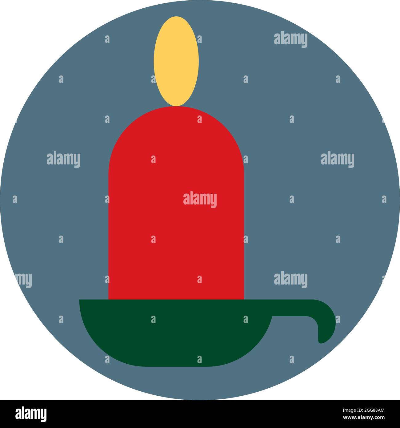 Christmas wreath on bright Cut Out Stock Images & Pictures - Alamy