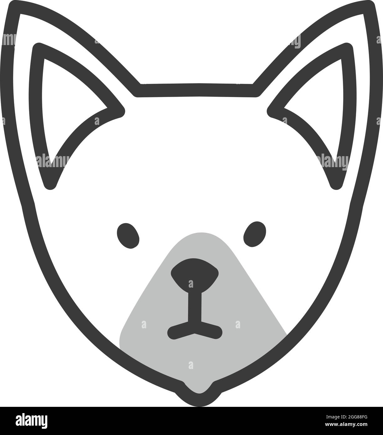 Pointy ears cat Stock Vector Images - Alamy