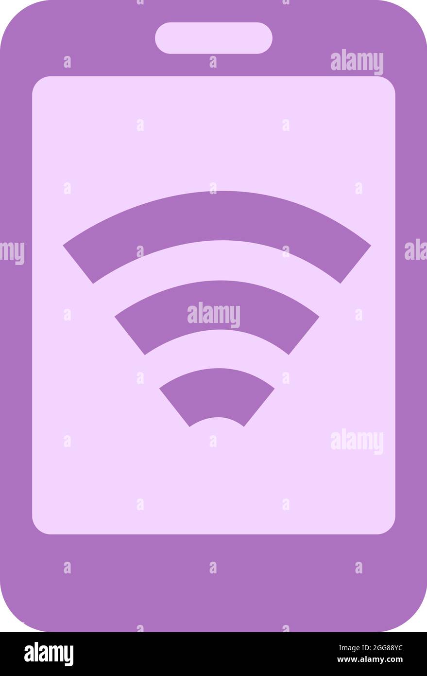 Full wifi conection, illustration, vector on a white background Stock ...