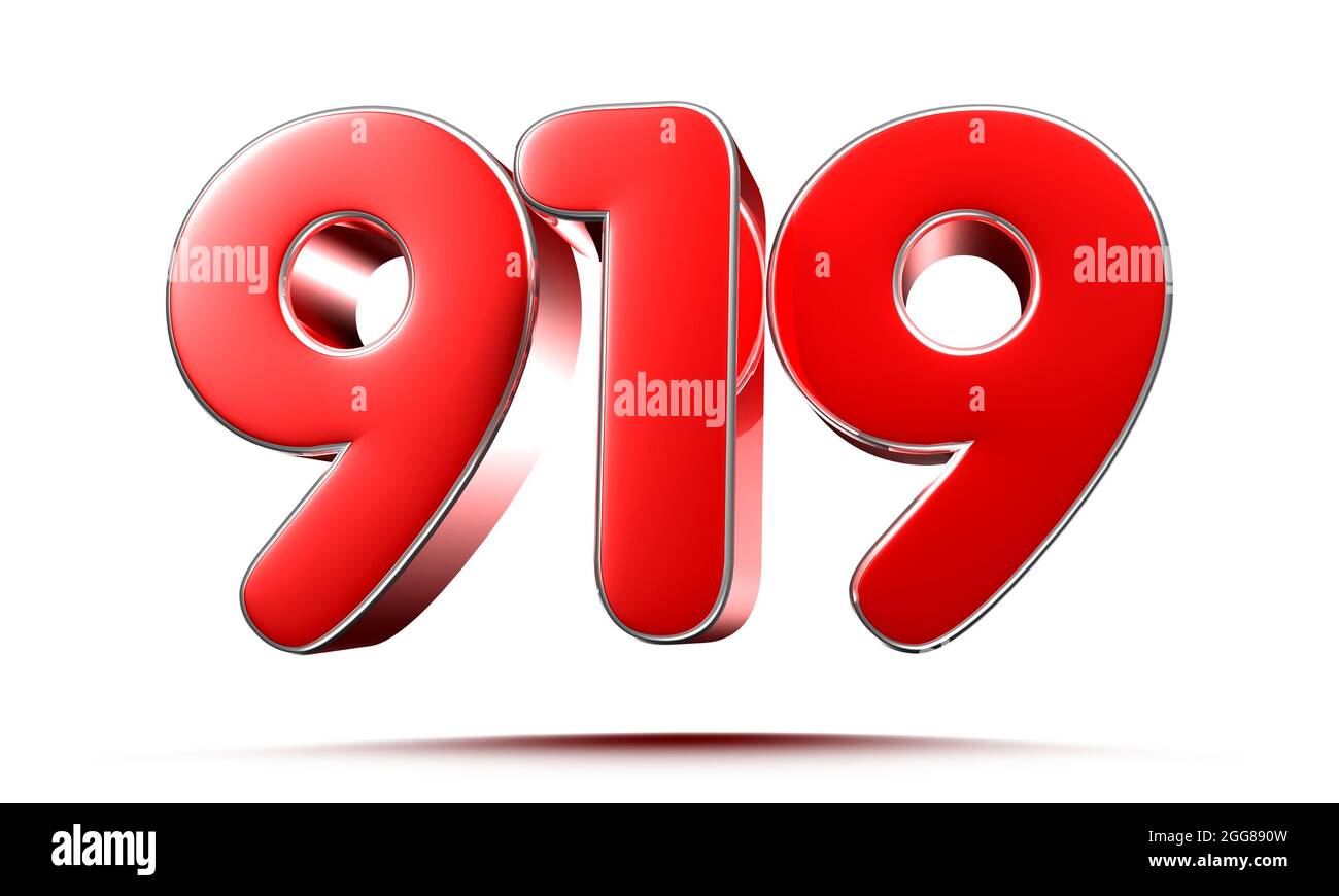 3d number 919 hi-res stock photography and images - Alamy