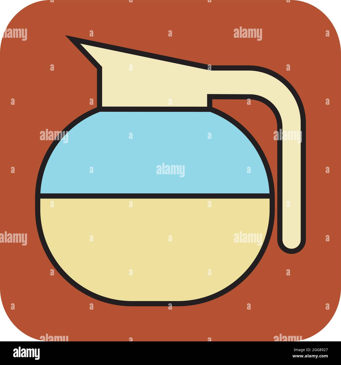 Turkish coffee pot kitchen Stock Vector Images - Alamy