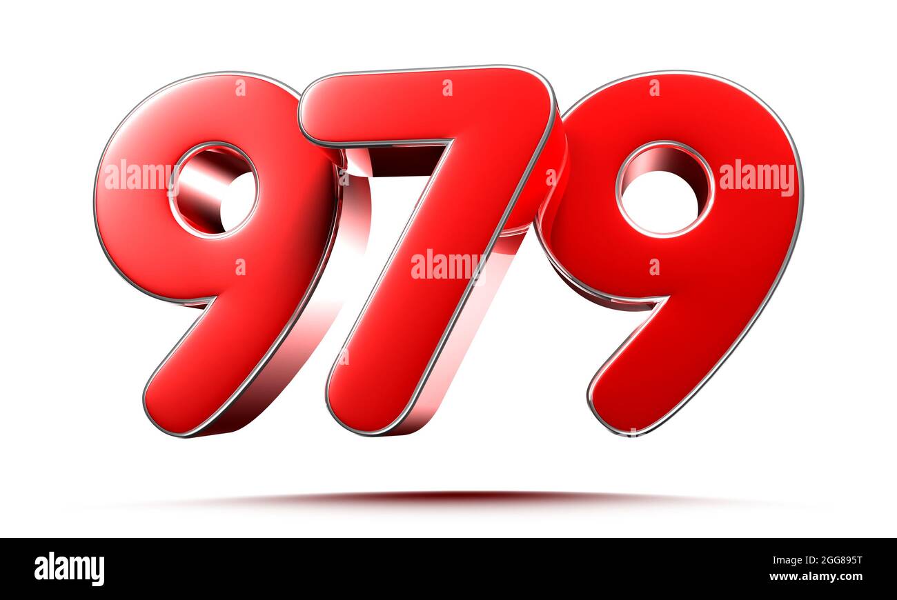 3d number 979 hi-res stock photography and images - Alamy