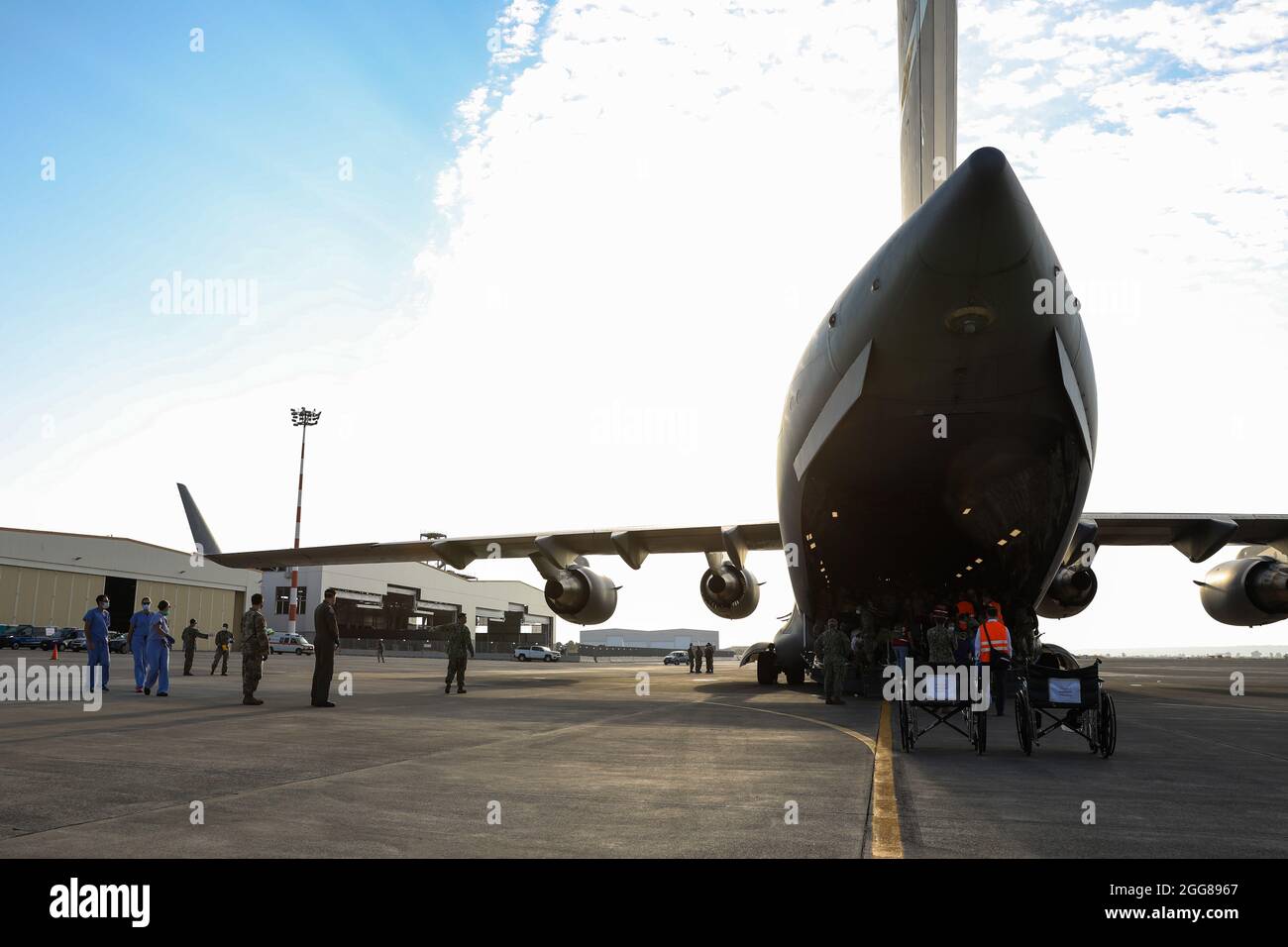 NAVAL AIR STATION SIGONELLA, Italy (Aug. 27, 2021) – U.S. Sailors ...