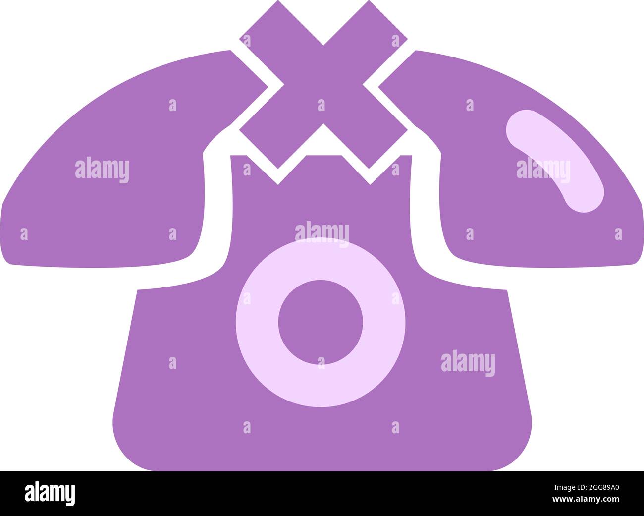 Declined call, illustration, vector on a white background Stock Vector ...