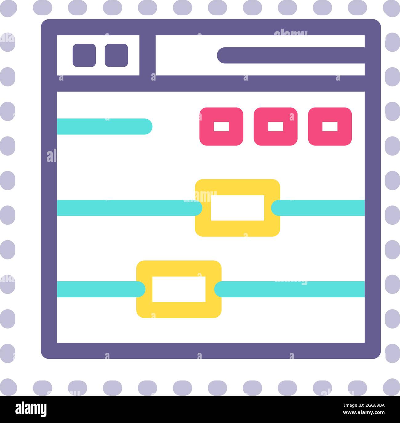 Development solution, illustration, vector on a white background Stock ...