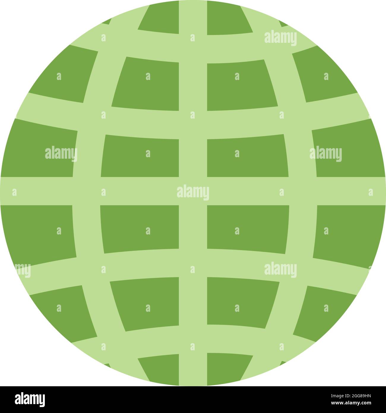 Green earth, illustration, vector on a white background Stock Vector ...