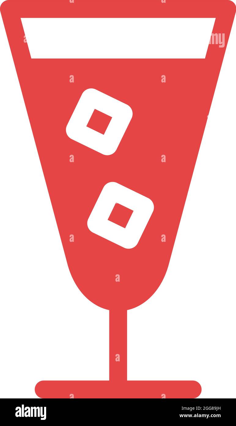 Shot glass, illustration, vector on a white background Stock Vector ...