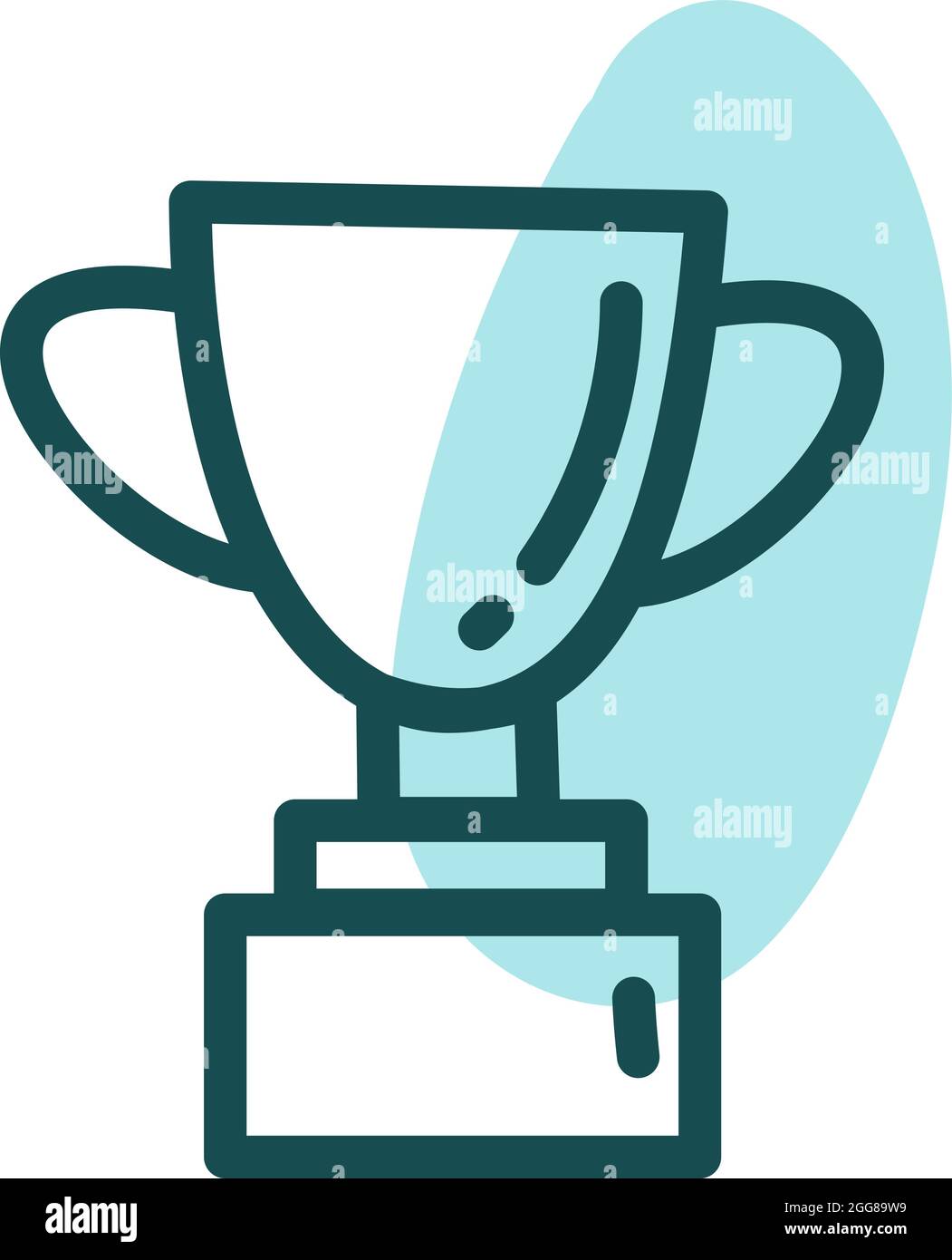 Vector icon winner trophy hi-res stock photography and images - Alamy