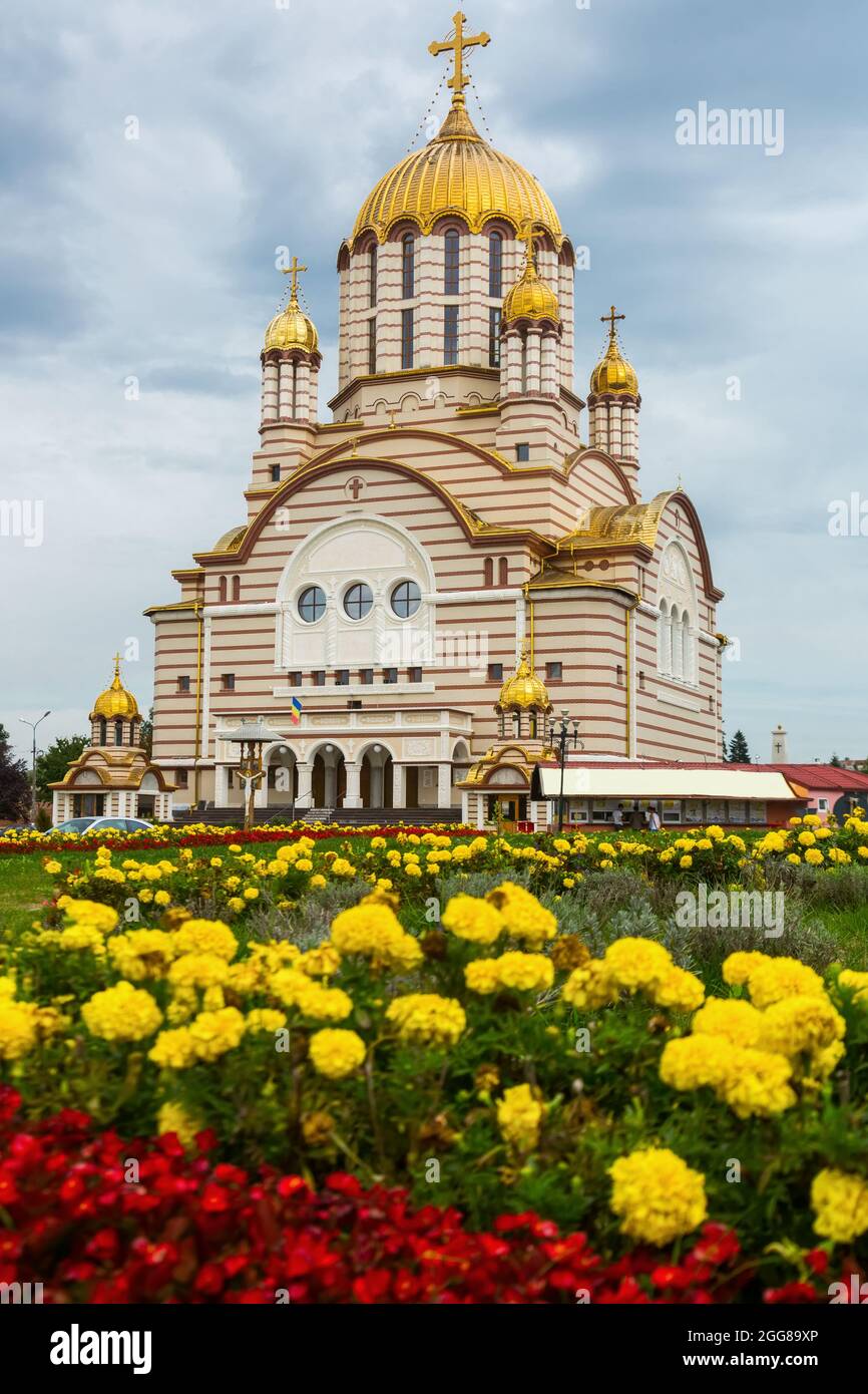Image of cathedral of St. John the Baptist in Fagaras Stock Photo - Alamy