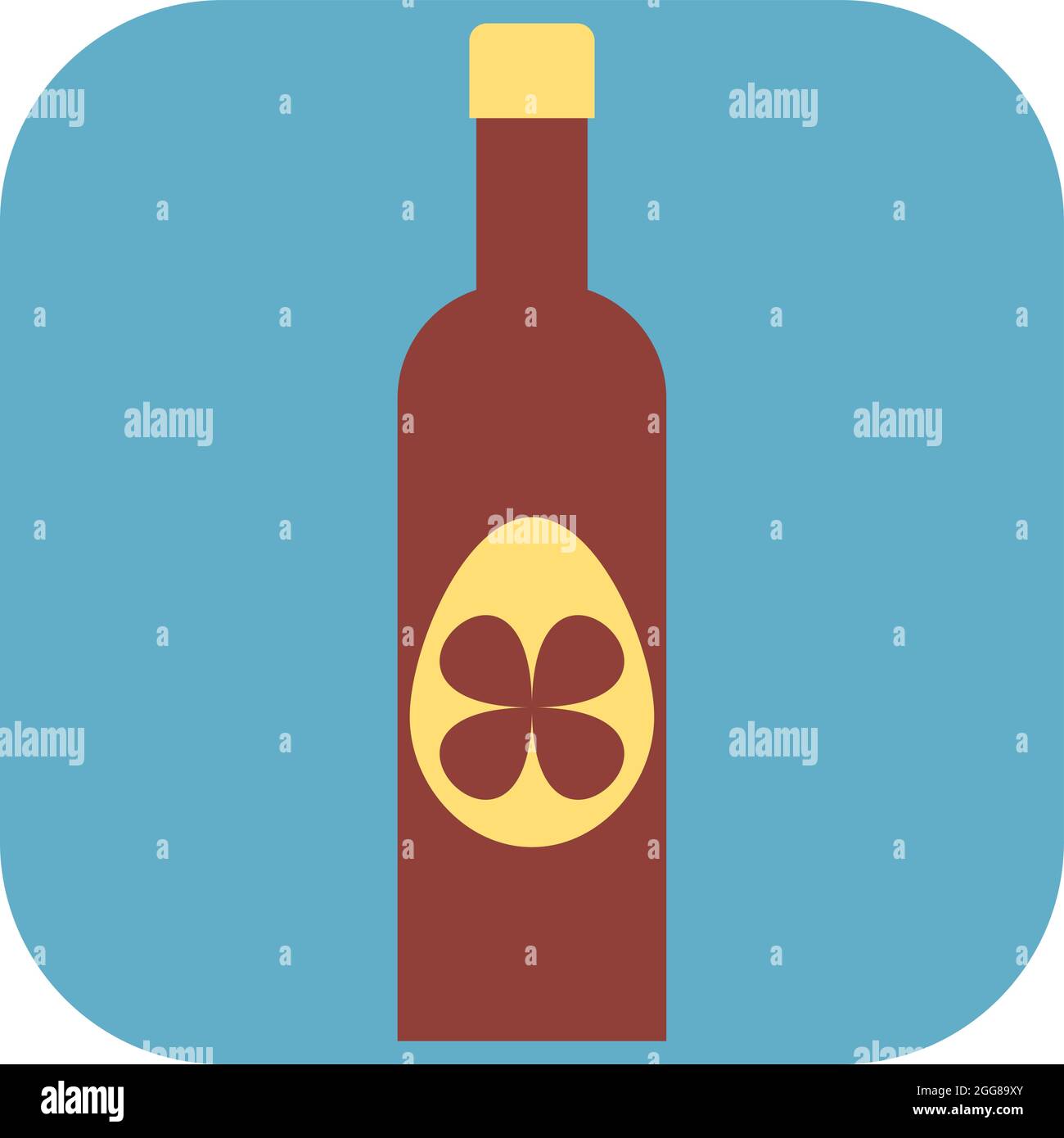 Vintage style wine bottle Stock Vector Images - Alamy