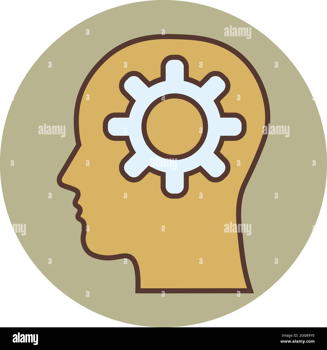 Smart person, illustration, vector on a white background Stock Vector ...