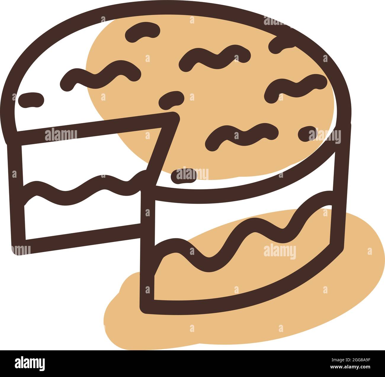 Baby birthday cake icon Cut Out Stock Images & Pictures - Alamy