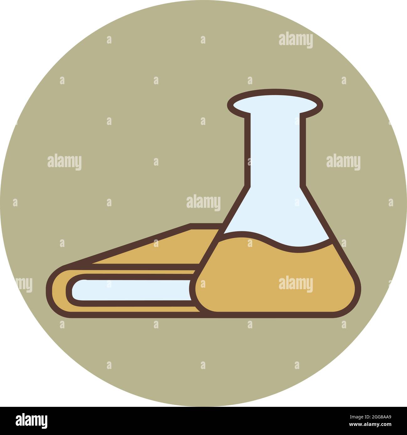 Magic potion bottle book Stock Vector Images - Alamy