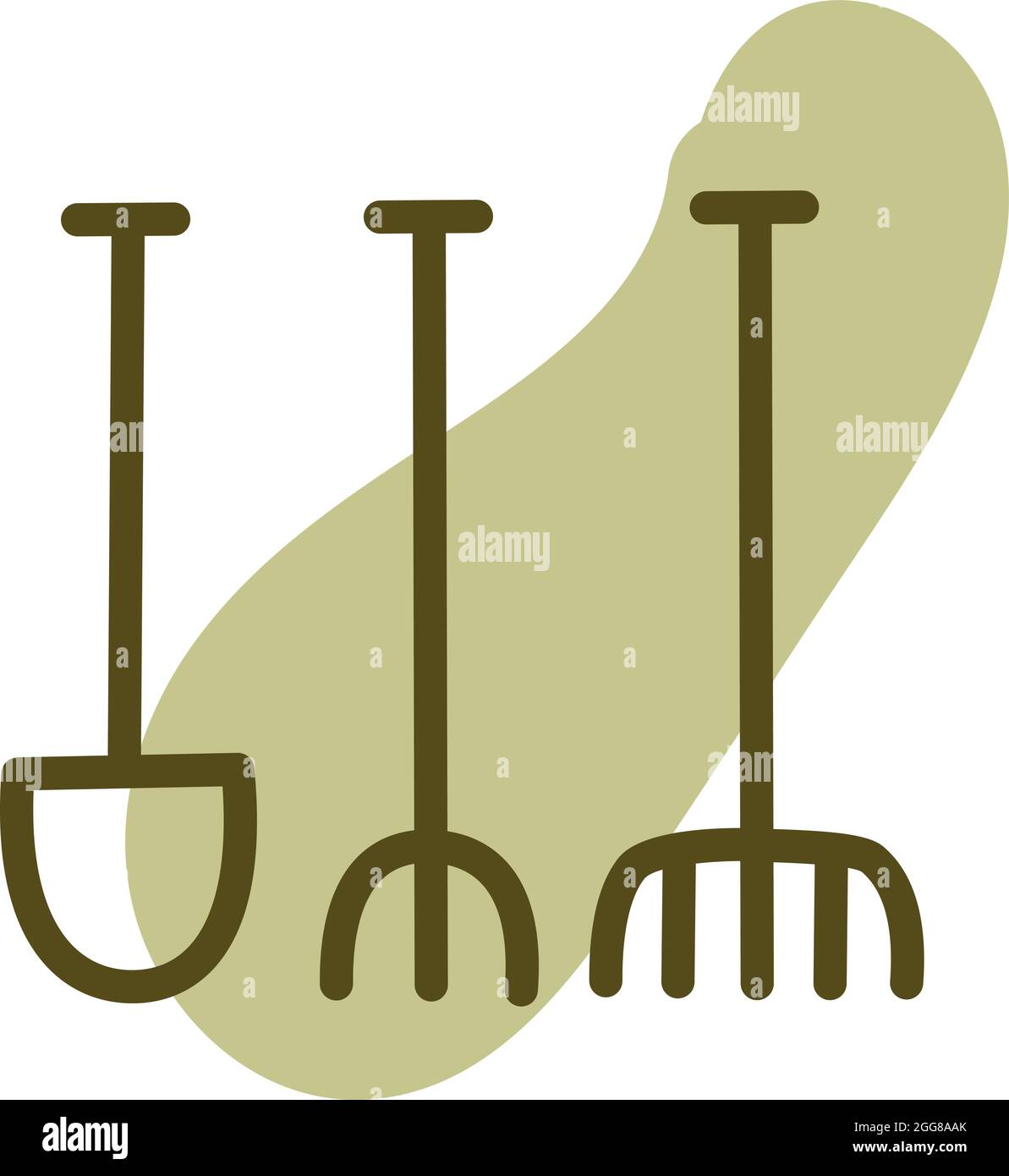 Flower garden tools on Stock Vector Images - Alamy