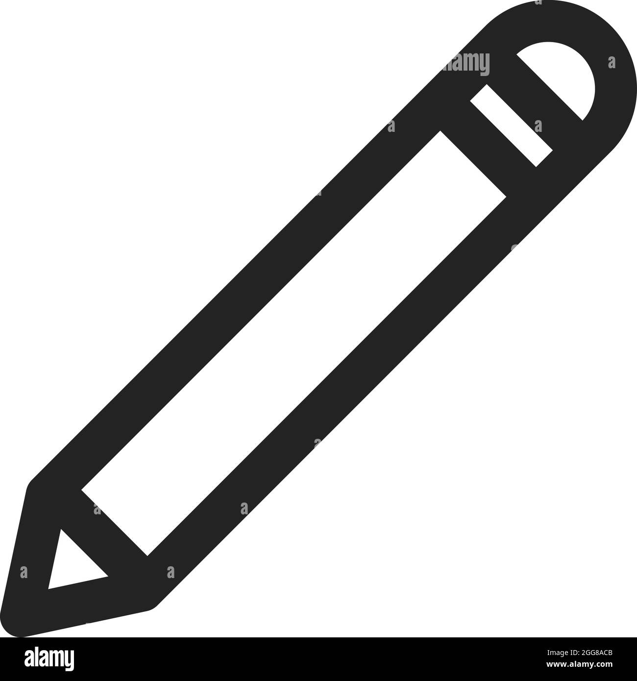 Simple pencil vector vectors hi-res stock photography and images - Alamy